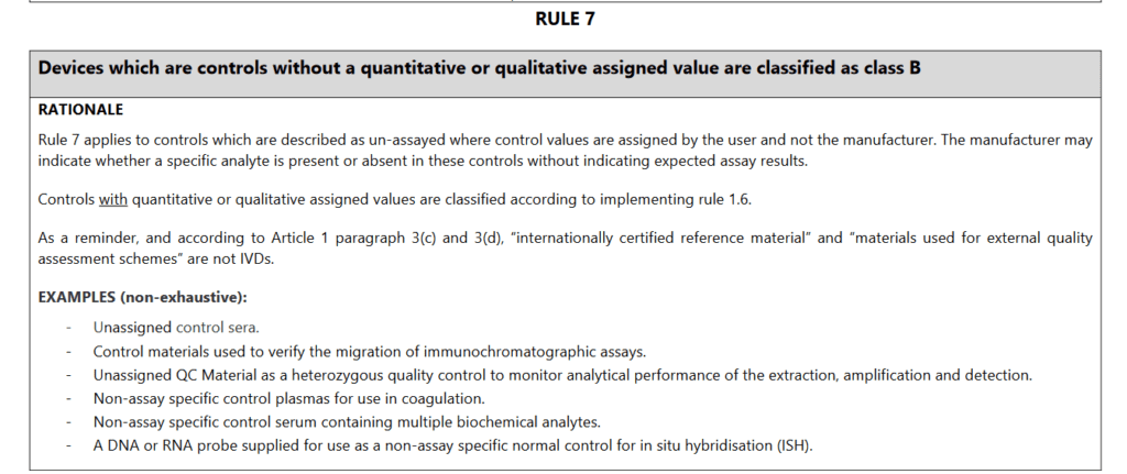IVDR: MDCG Guidance on Classification Rules for in vitro diagnostic ...
