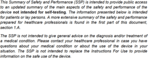 IVDR: New MDCG Template on Summary of Safety and Performance · MDlaw ...