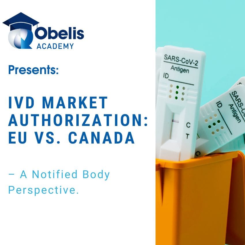 Webinar: IVD Market Authorisation EU vs. Canada